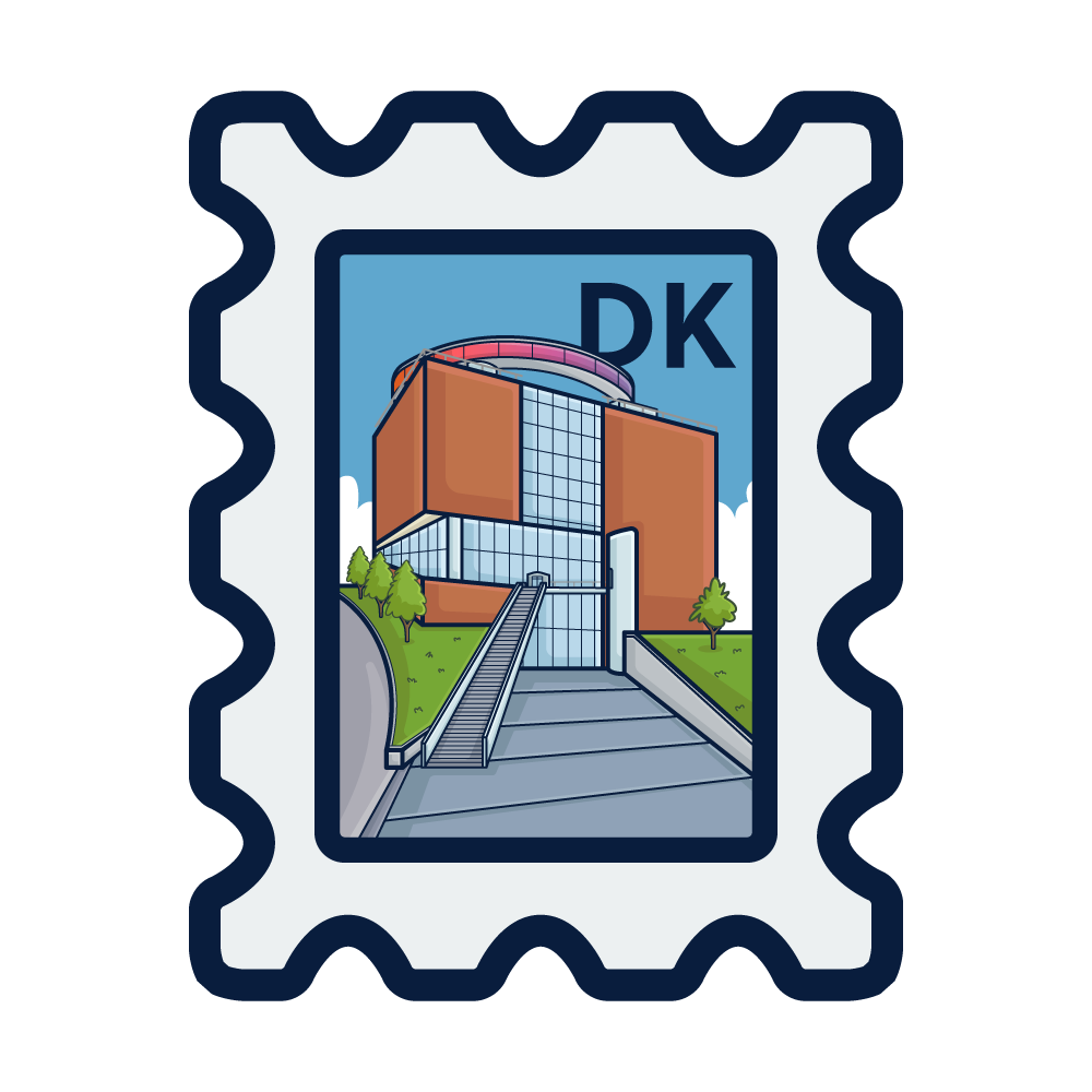 ARoS Aarhus Art Museum - Slowly 郵票