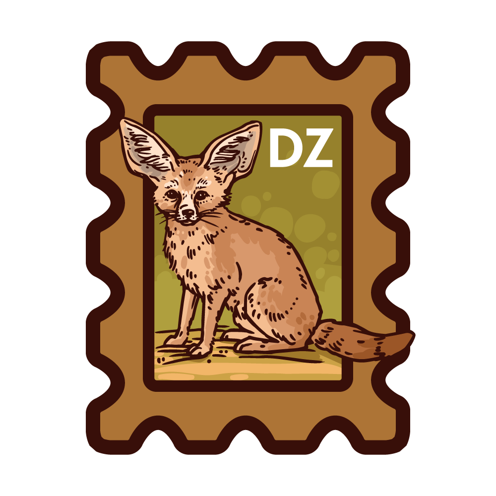 Fennec Fox - Slowly Stamps