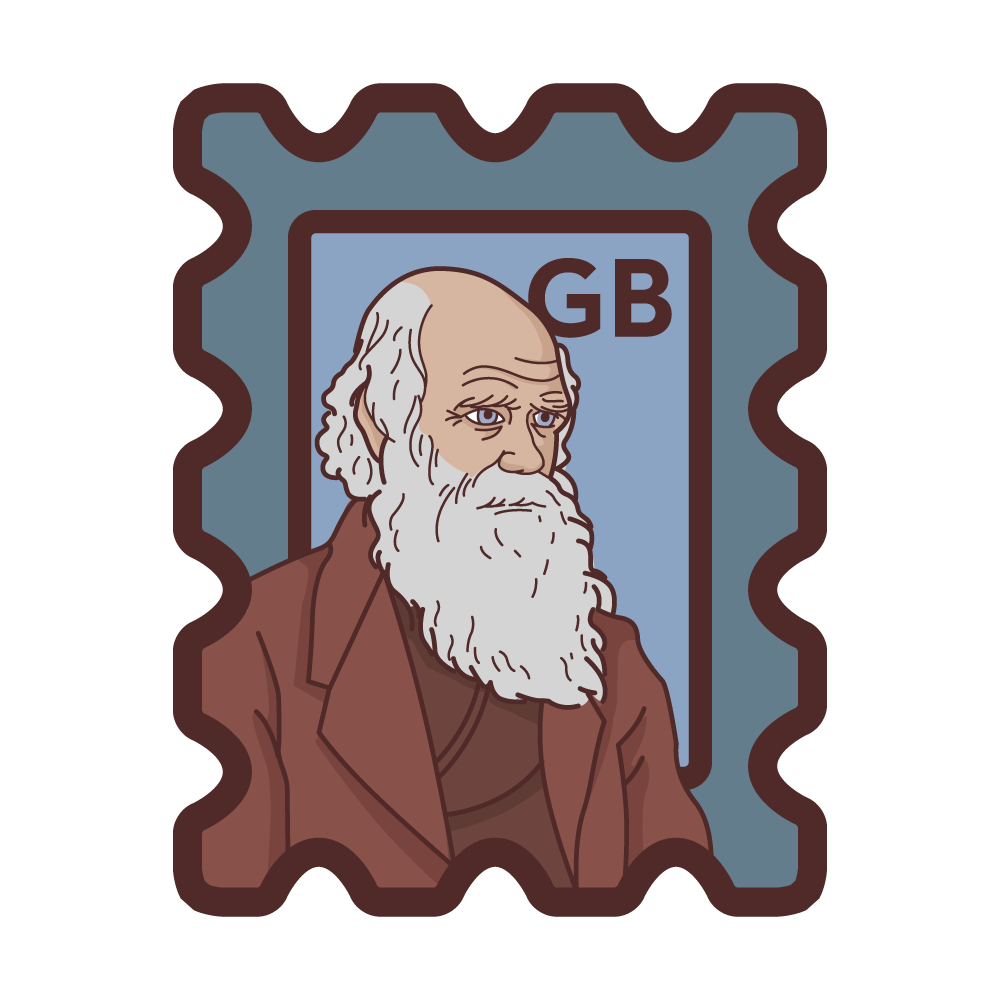 Darwin Day - Slowly Stamps