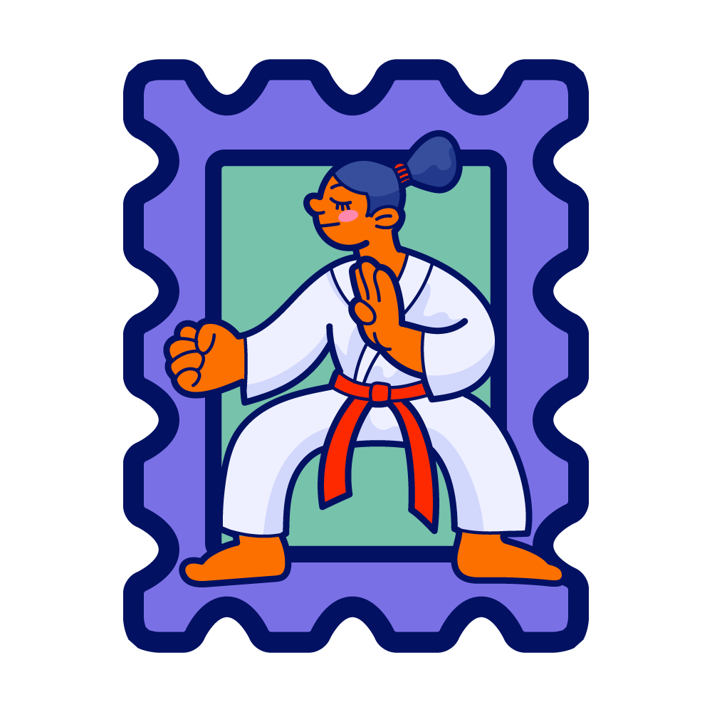 Karate - Slowly Stamps