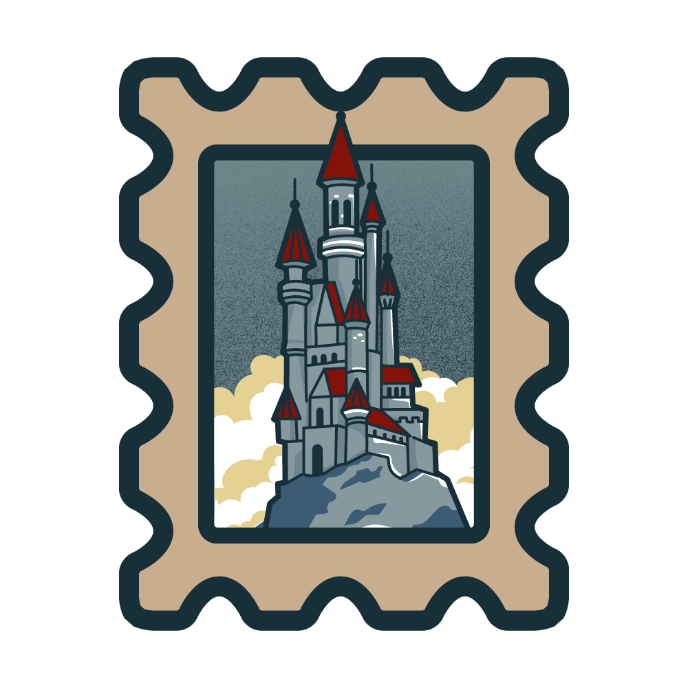 Castle - Slowly Stamps