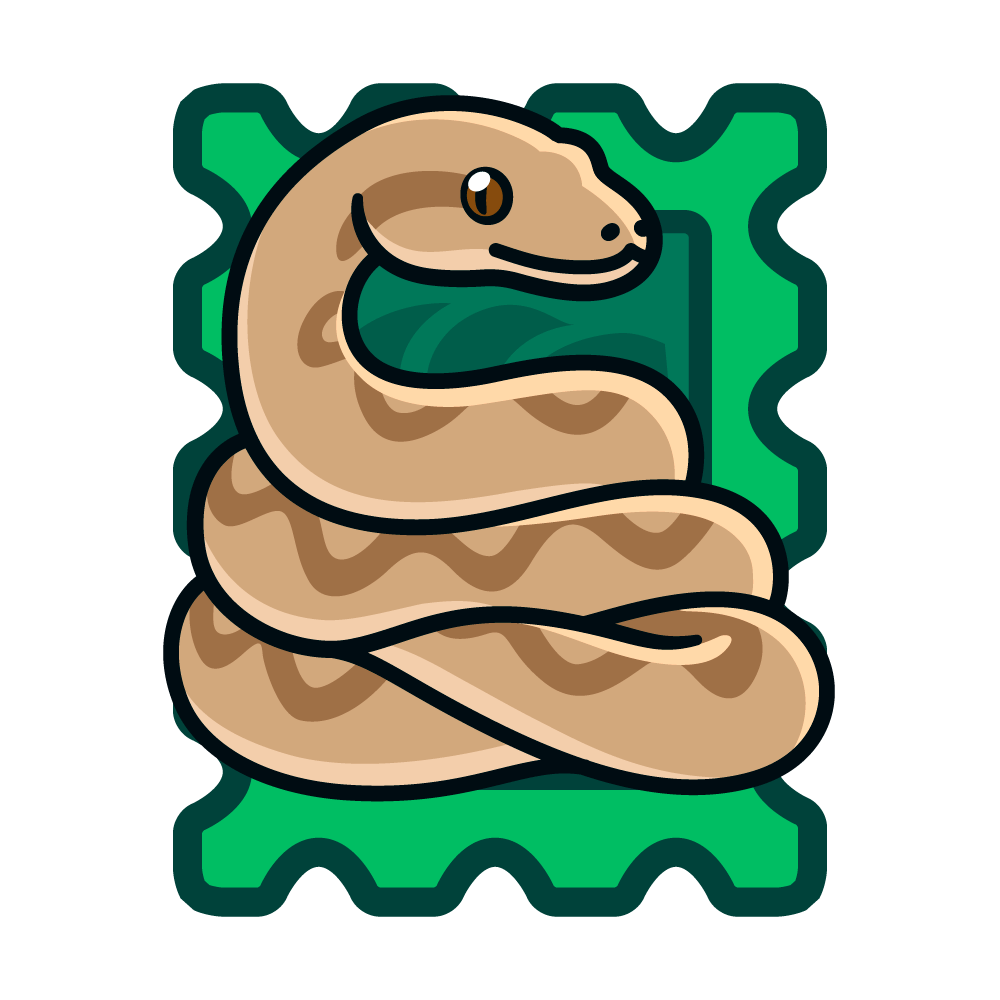Boa Constrictor - Slowlyの切手