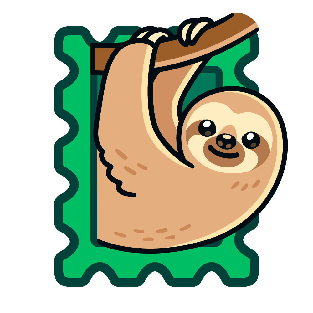 Sloth - Slowly Stamps