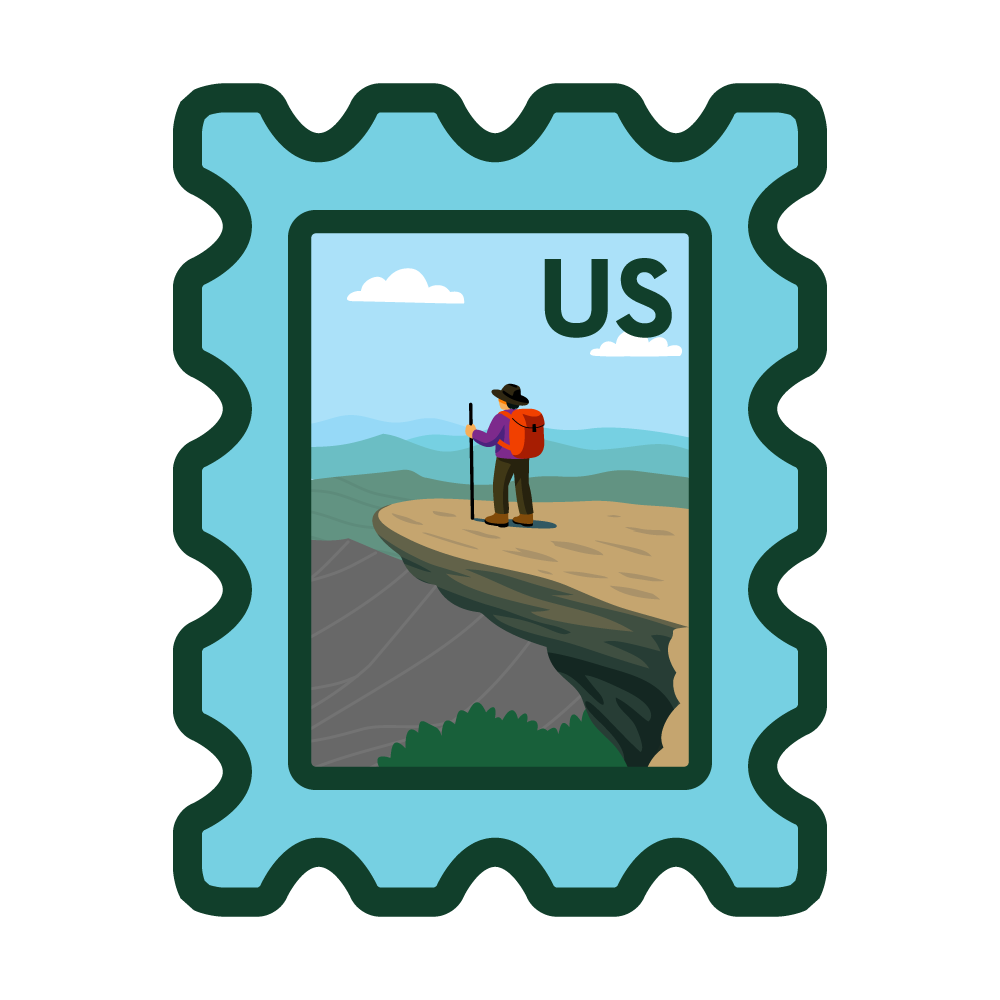 Appalachian Trail - Prangko Slowly